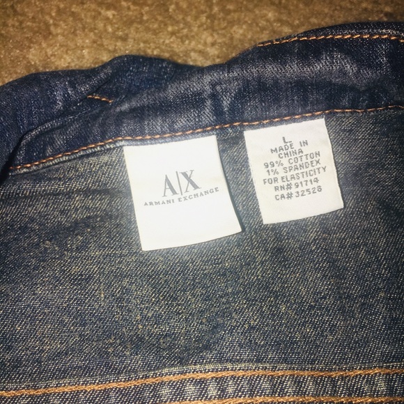 Armani Exchange | Jackets & Coats | Vintage Armani Exchange Denim ...